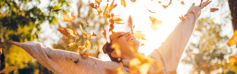 Sun protection for the golden autumn days